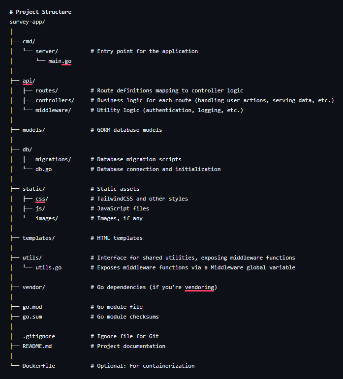 GitHub - DJohnson2021/go-survey-app: Basic survey web application using go and tailwind.