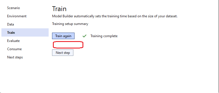 There is no training results after training complete. · Issue #1668 · dotnet/machinelearning ...