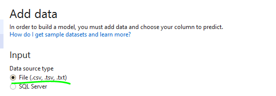 Model Builder Error On Sql Binary Classification · Issue 1747 · Dotnetmachinelearning