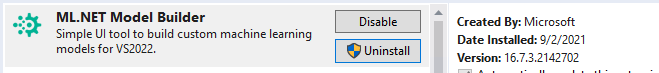 Show Microsoft Visual Studio error when open model builder on VS2022 Preview 3.1. · Issue #1759 ...