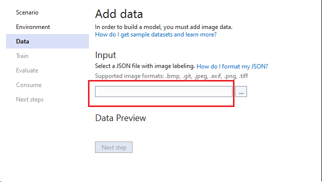 The input field is not focused. · Issue #1880 · dotnet/machinelearning-modelbuilder · GitHub