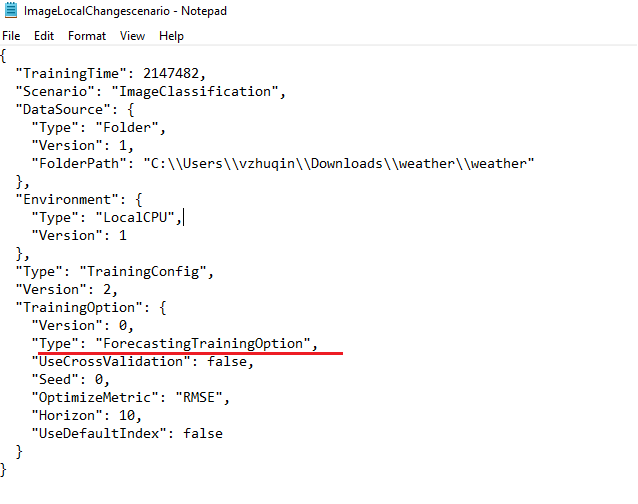Training Error for Image classification>Local(CPU). · Issue #1980 · dotnet/machinelearning ...