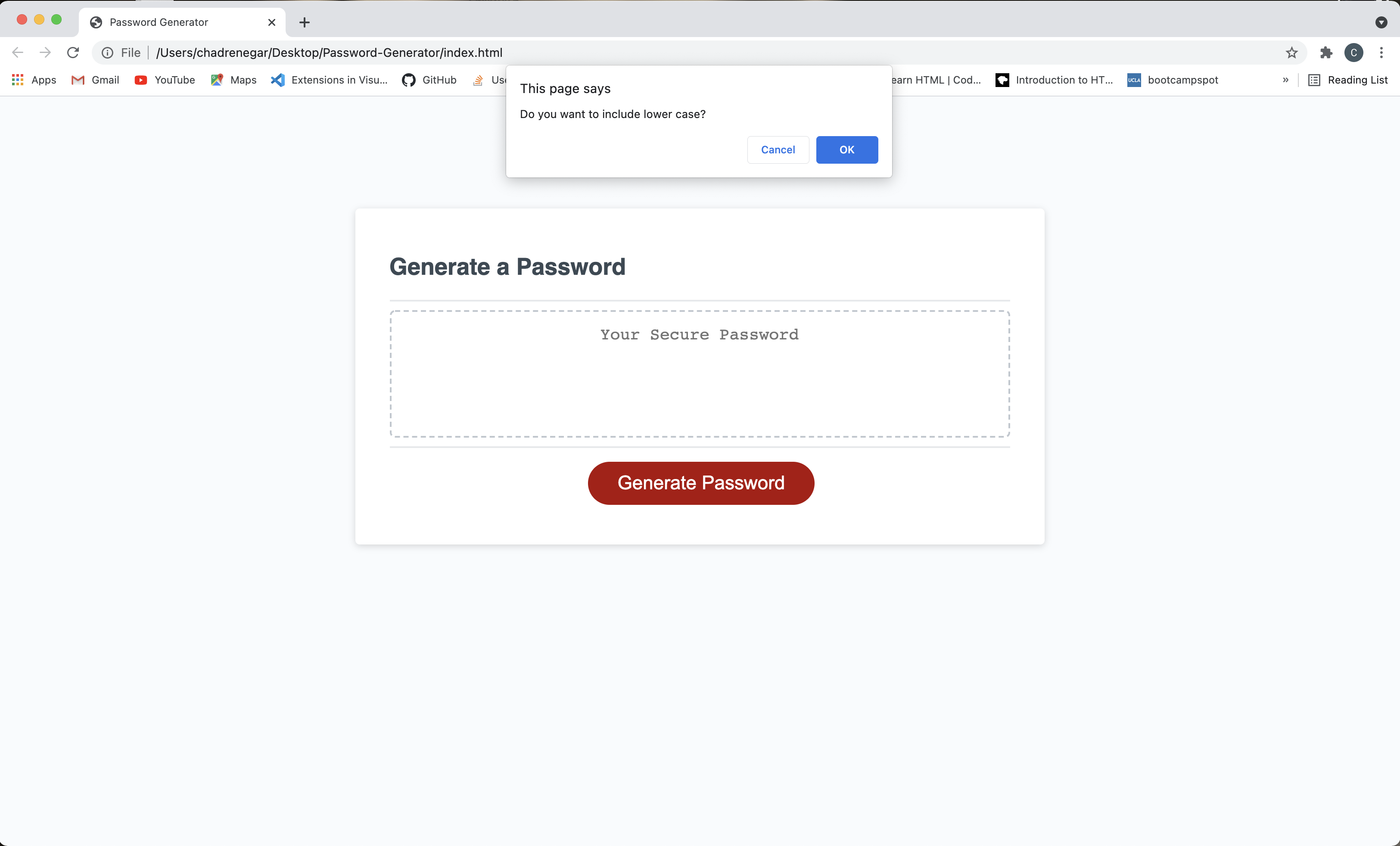 GitHub - crenegar/Password-Generator