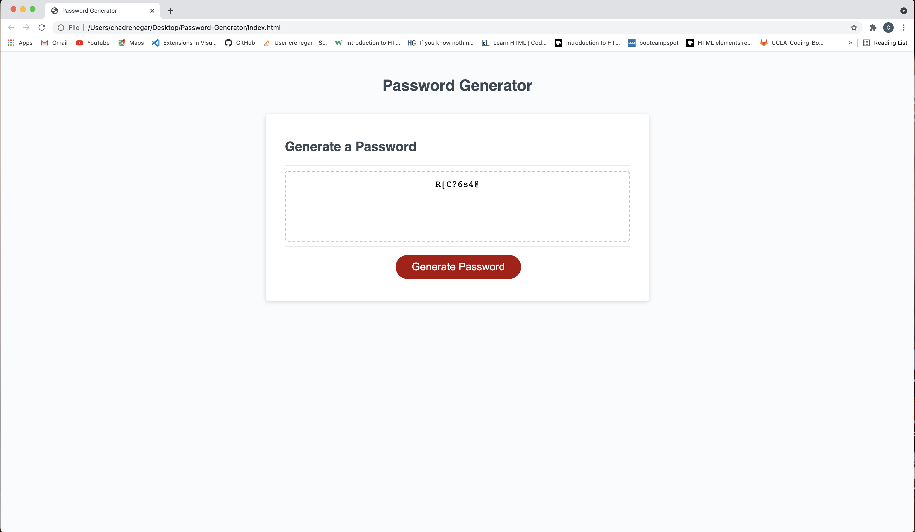 GitHub - crenegar/Password-Generator