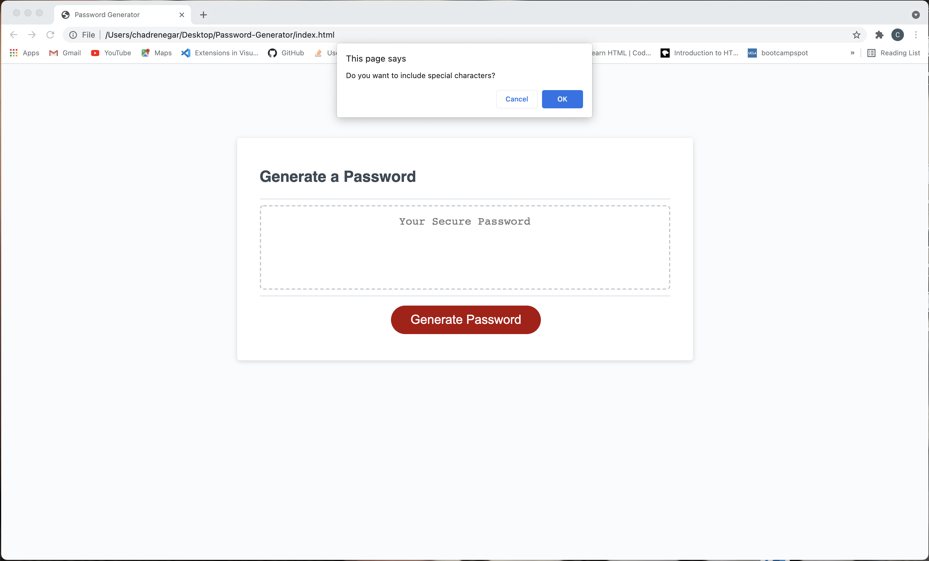 GitHub - crenegar/Password-Generator
