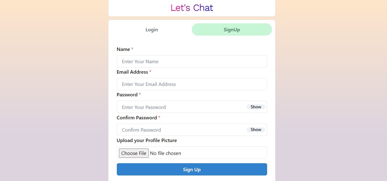 GitHub - Yash4119/MERN_Lets_Chat_App: • Let’s Chat is a Mern Stack Chat Application Which ...