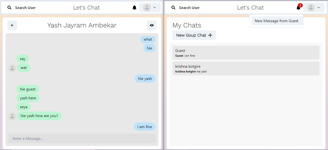 GitHub - Yash4119/MERN_Lets_Chat_App: • Let’s Chat is a Mern Stack Chat Application Which ...