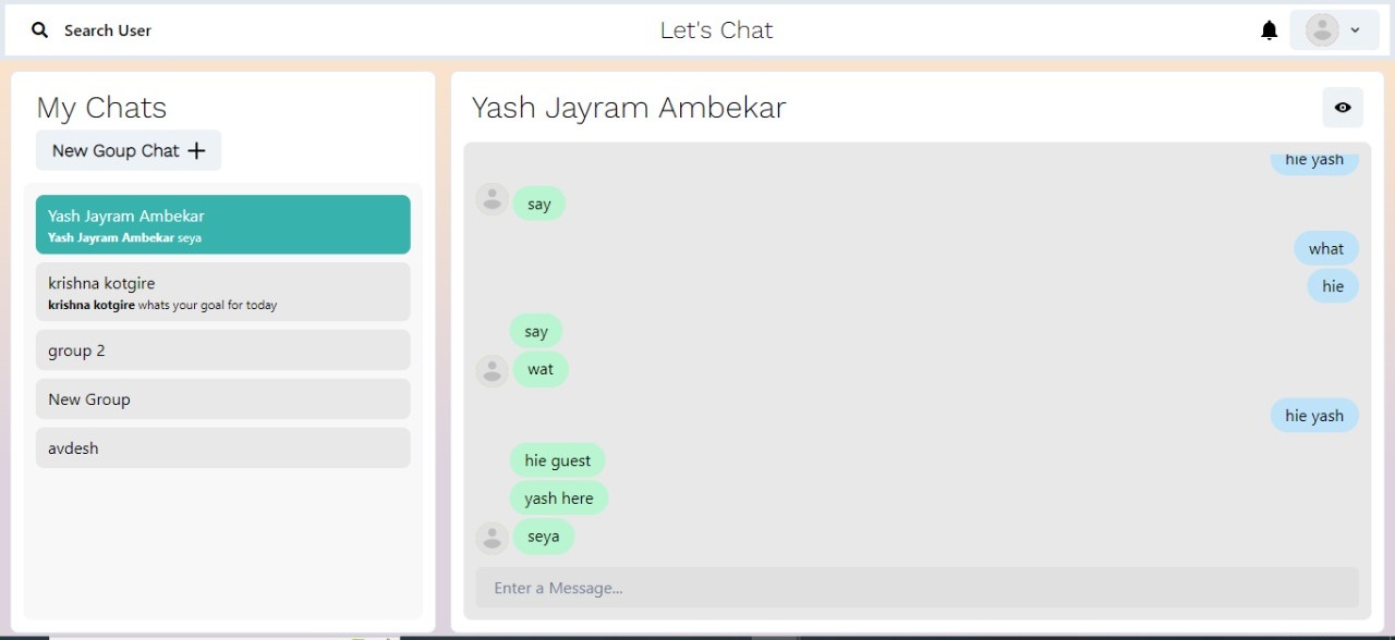 GitHub - Yash4119/MERN_Lets_Chat_App: • Let’s Chat is a Mern Stack Chat Application Which ...