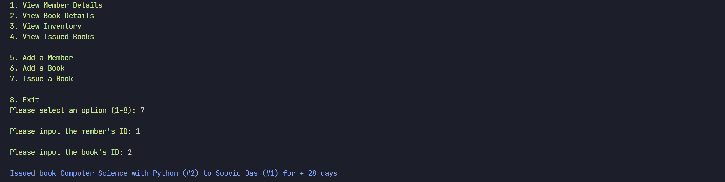 GitHub - WitherredAway/library-management-system: CBSE Class 11 Simple Library Management System ...