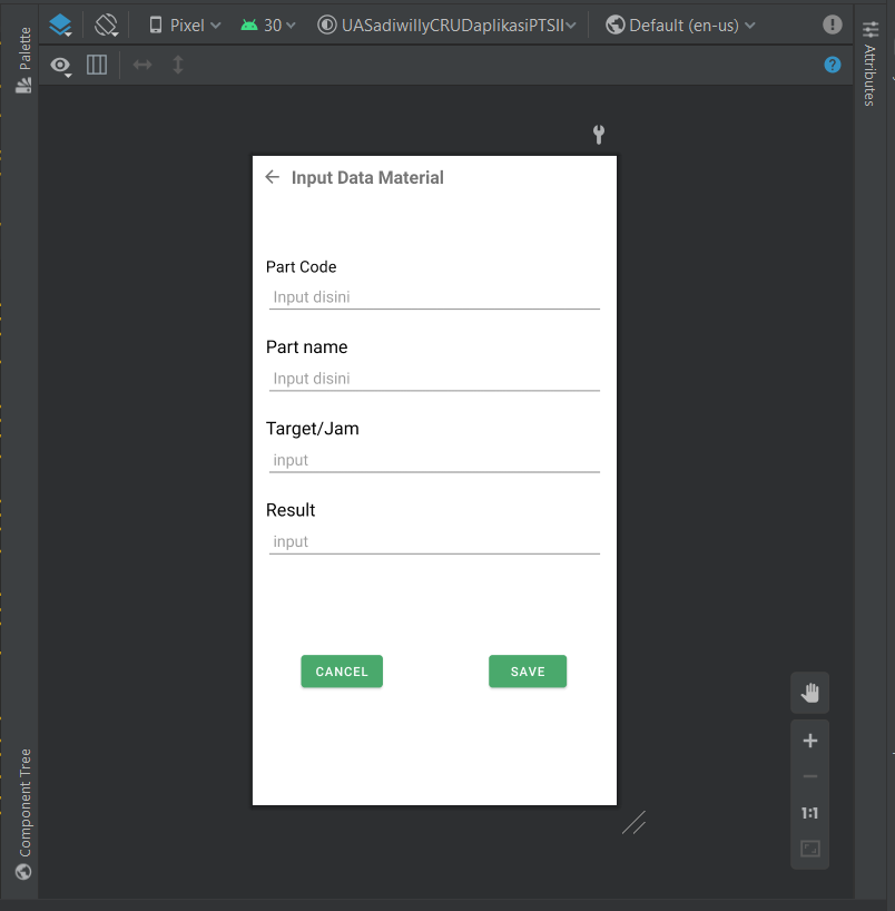 GitHub - AdiWilly/UASadiwillyProjectPTSII: Alikasi CRUD Laporan Harian hasil produksi PT SII