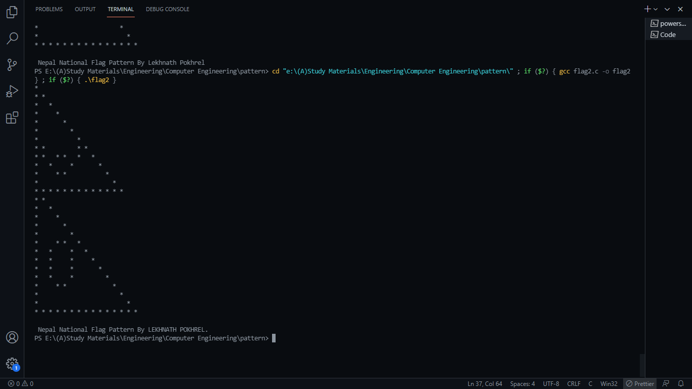 GitHub - lpokhrel/nepalnationalflag: Here is the code in C programming ...