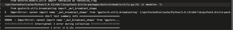 Gpytorchutilsbroadcasting Name Deprecated Causing Import Error · Issue 1404 · Pytorch