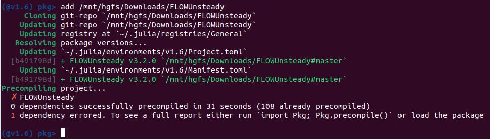Issue in compiling FLOWUnsteady · Issue #53 · byuflowlab/FLOWUnsteady · GitHub