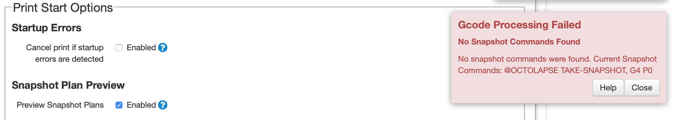 Cancel print toggle not working · Issue #575 · FormerLurker/Octolapse · GitHub