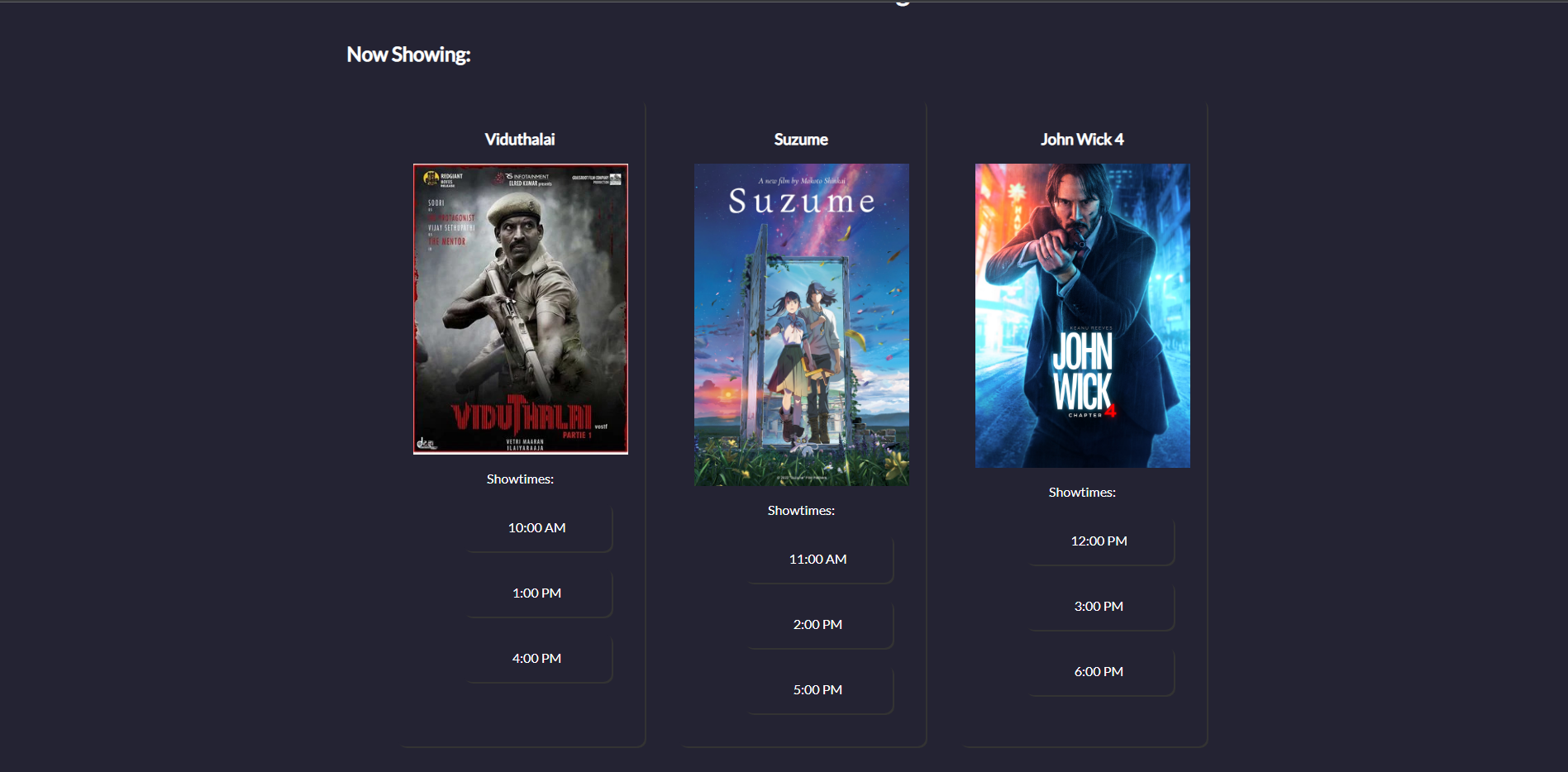 GitHub - Rasik07/Movie_ticket_booking: I developed a simple frontend for movie ticket booking ...