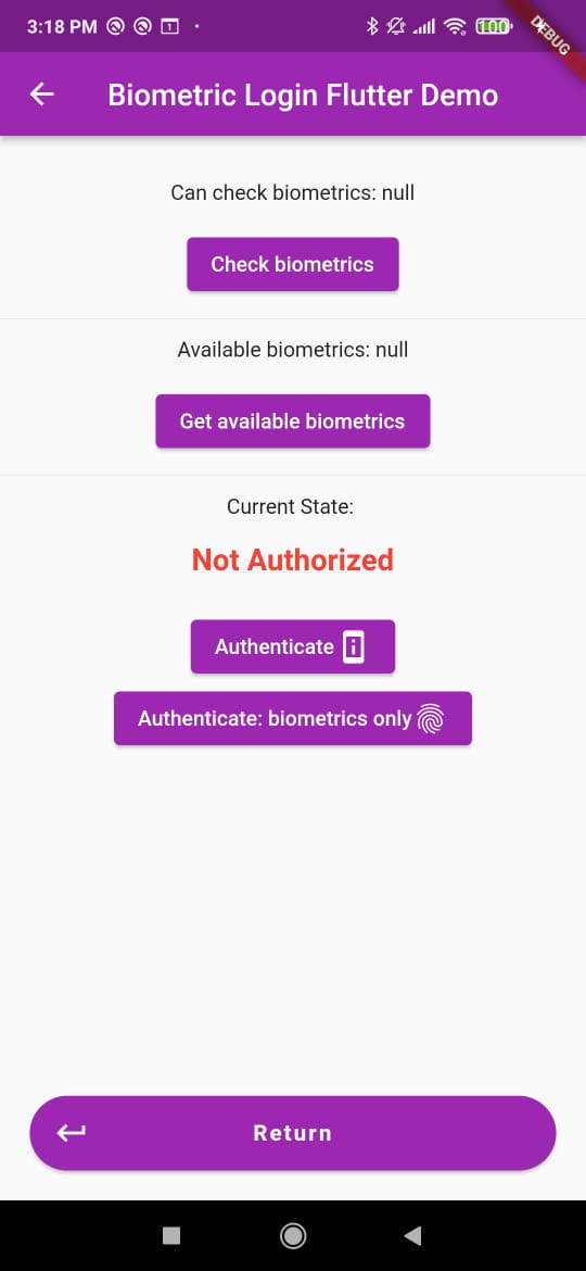 GitHub - RafaelSausen/biometric_login: A Flutter project to demonstrate biometric login
