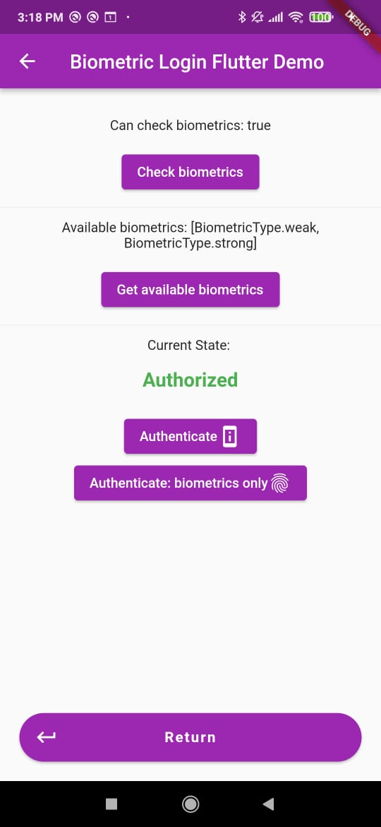 GitHub - RafaelSausen/biometric_login: A Flutter project to demonstrate biometric login
