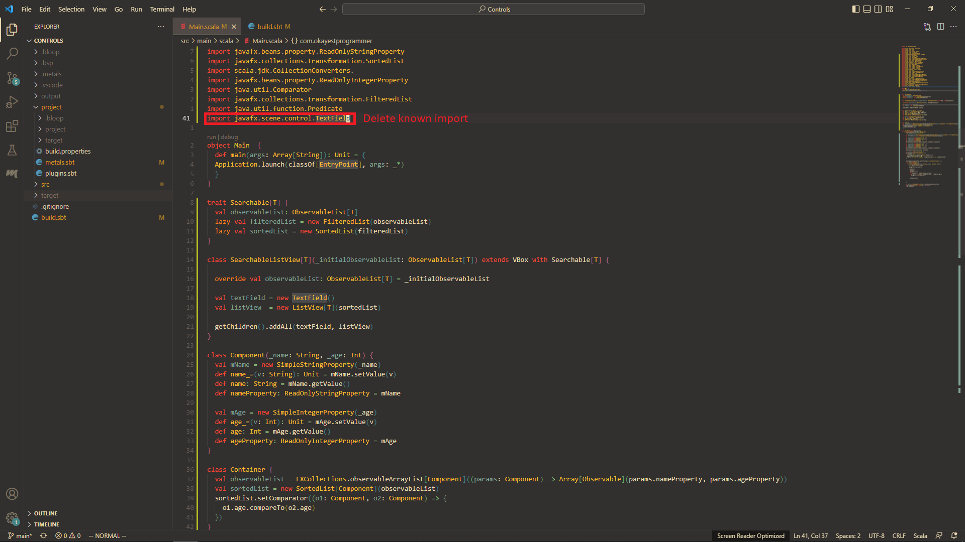 Unable to import though code action · Issue #4906 · scalameta/metals · GitHub