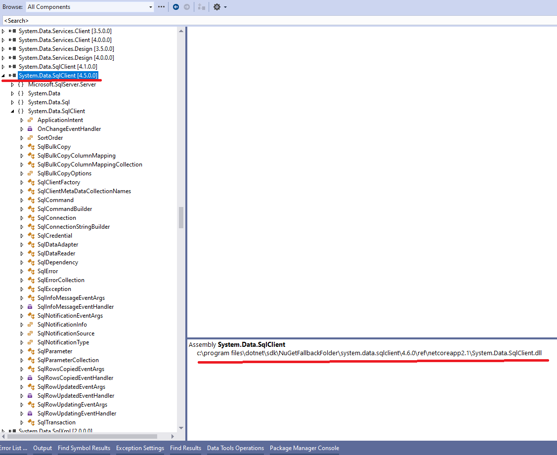 AccessToken property not present when migrating to Core 3.1 · Issue #357 · dotnet/SqlClient · GitHub