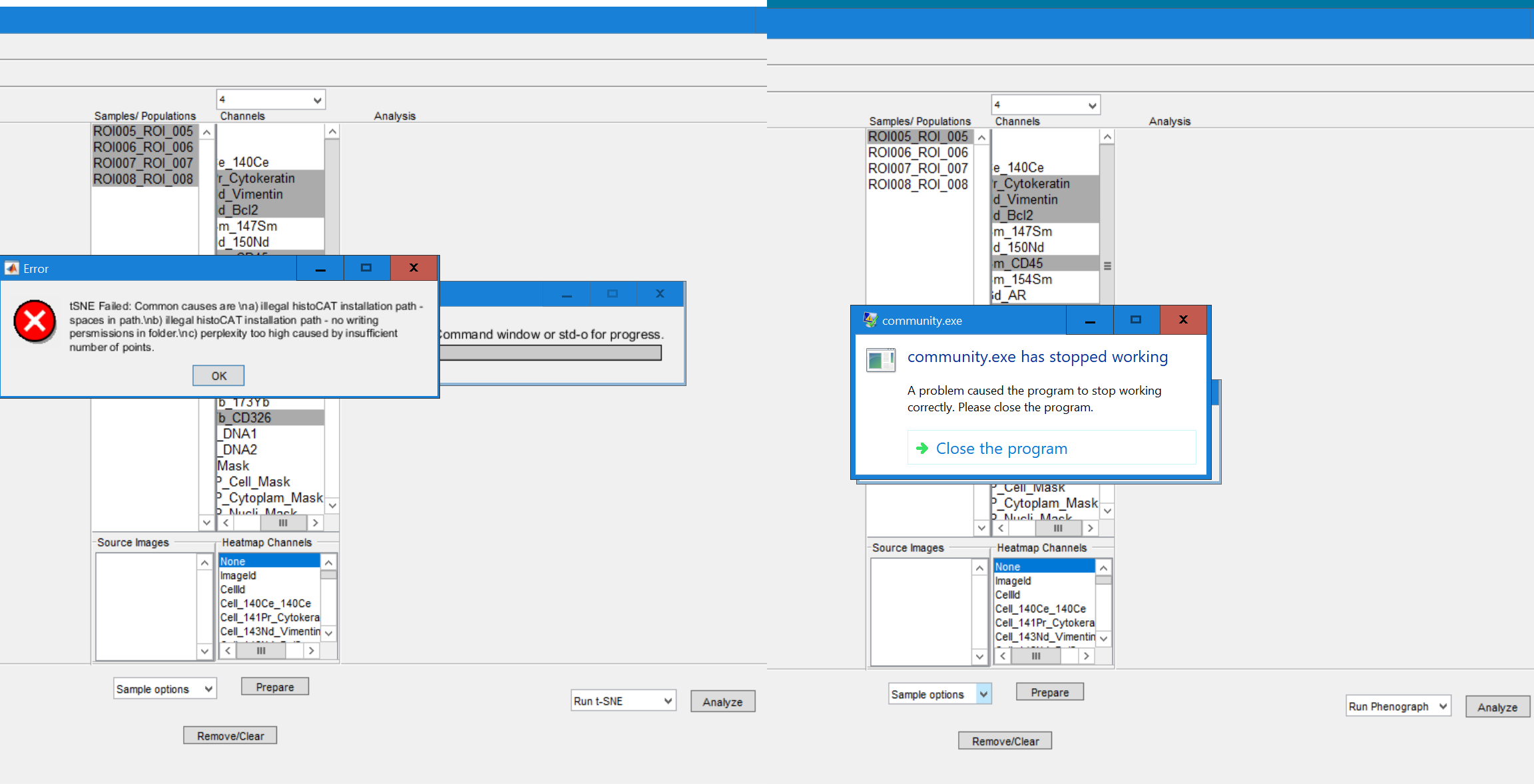 Unable to run t-SNE and Phenograph · Issue #101 · SchapiroLabor ...