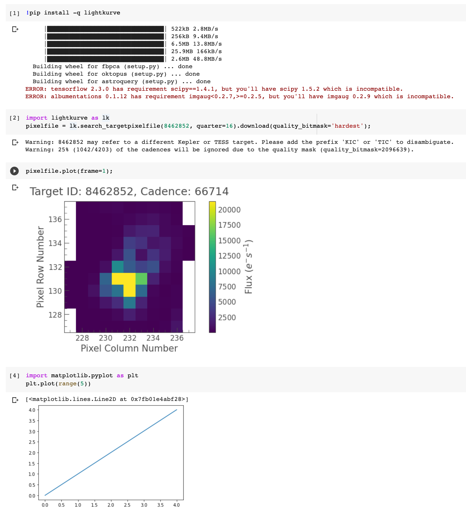 Issue with lightkurve plots in Google Colab · Issue #863 · lightkurve/lightkurve · GitHub