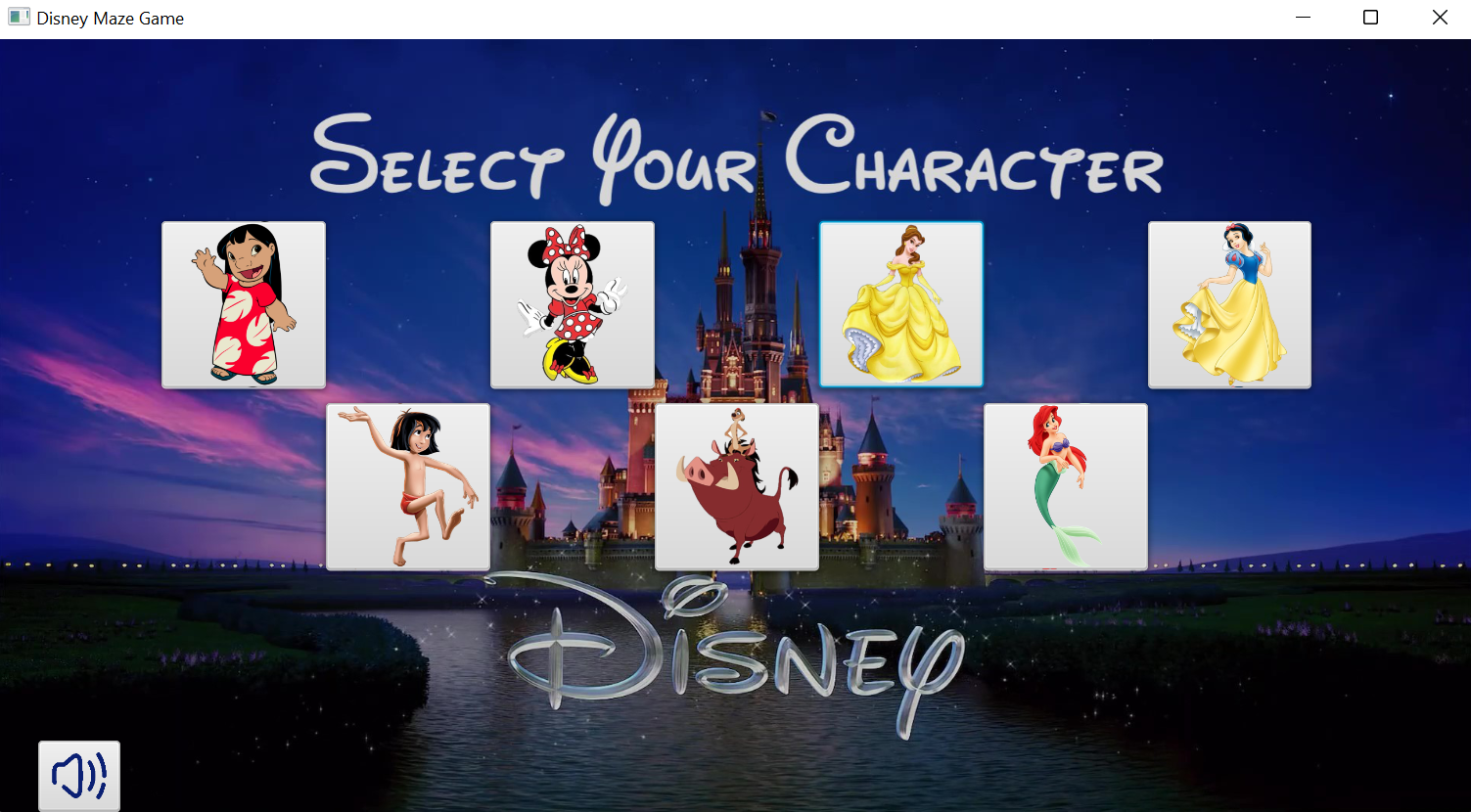 GitHub - ronigu1/Disney-Maze-Game