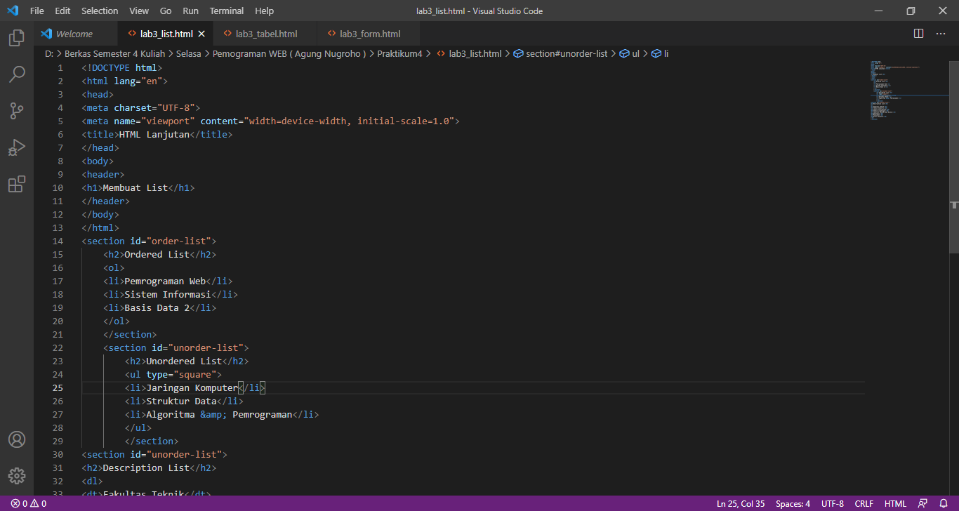 Github Putera Priyanto Lab3web