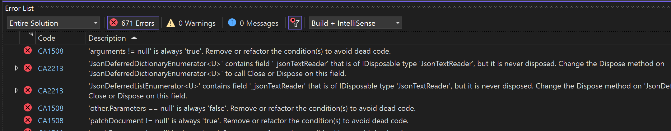 Update analyzers etc. by michaelcfanning · Pull Request #2594 · microsoft/sarif-sdk · GitHub