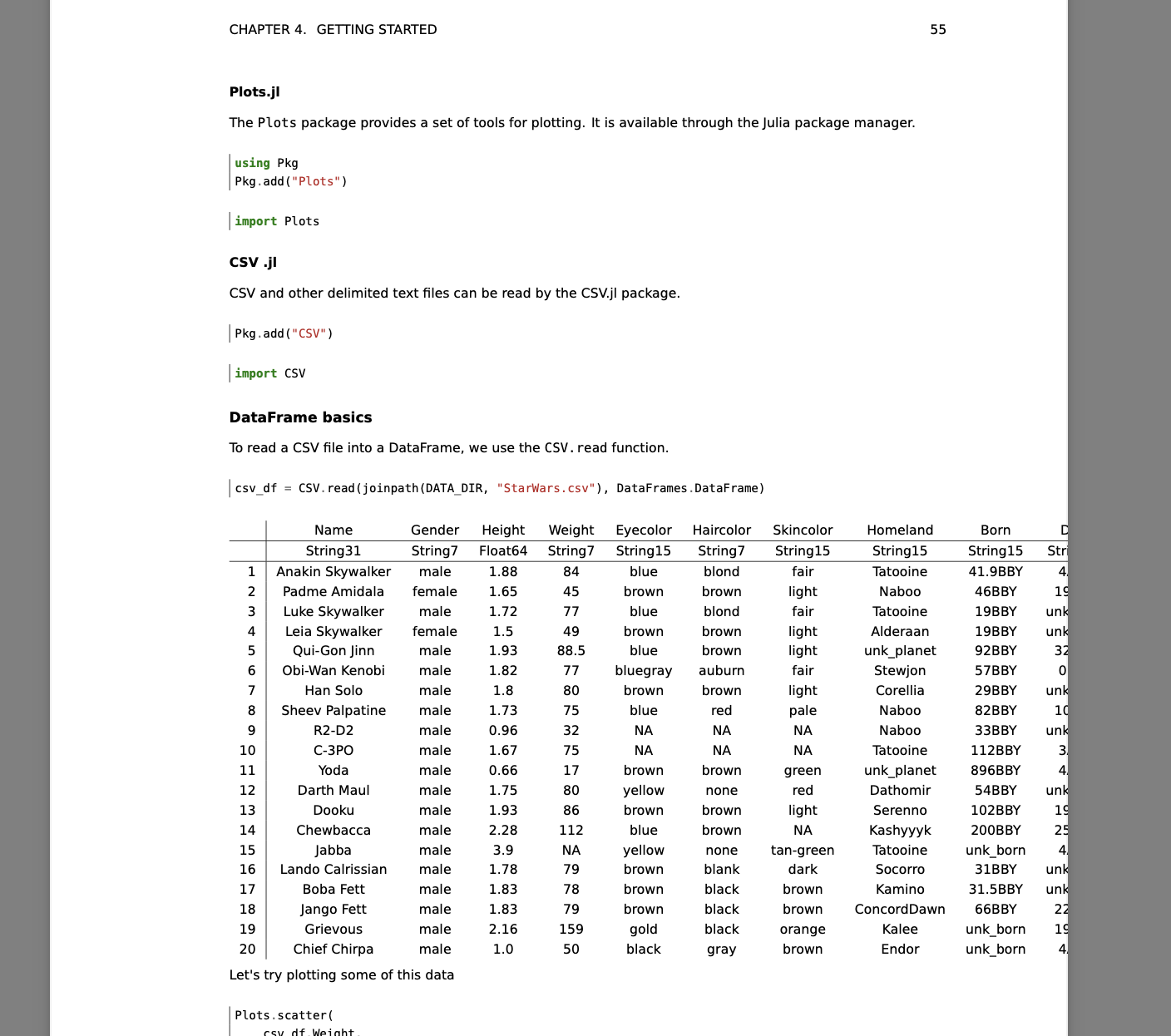 Overfull Elements In Latexwriter · Issue 1930 · Juliadocs Documenter Jl · Github