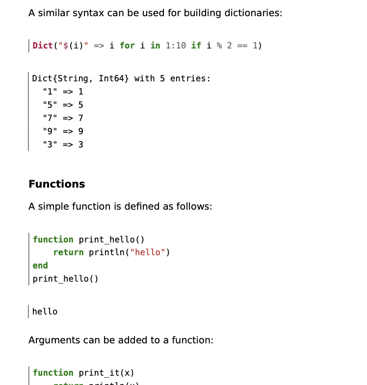 Styling of code blocks in LaTeXWriter · Issue #1933 · JuliaDocs/Documenter.jl · GitHub