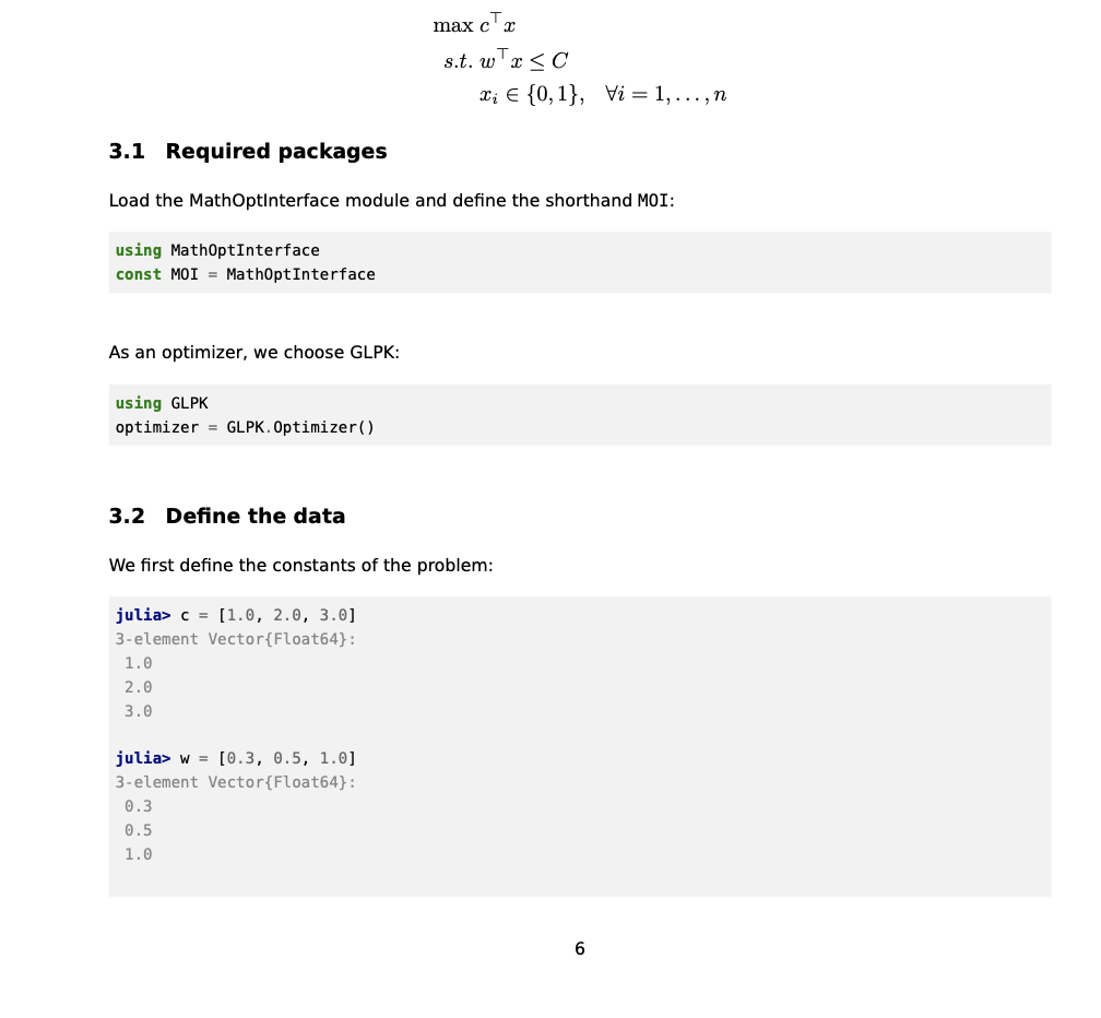 Styling of code blocks in LaTeXWriter · Issue #1933 · JuliaDocs/Documenter.jl · GitHub