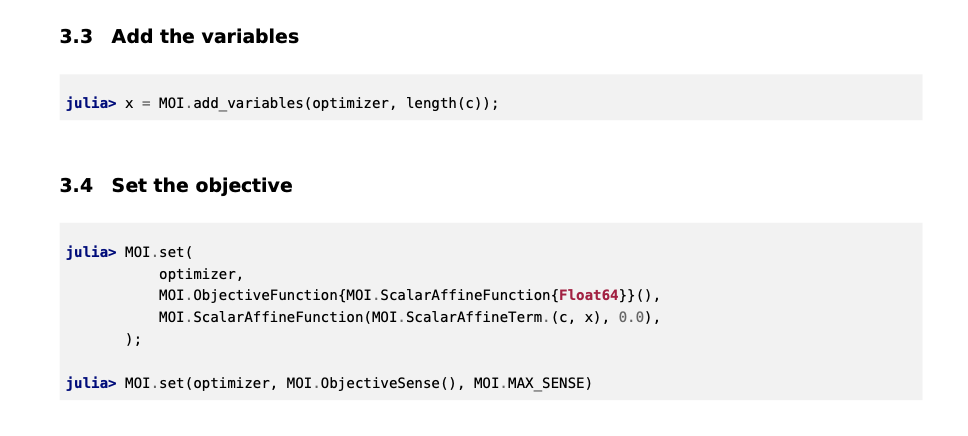 Styling of code blocks in LaTeXWriter · Issue #1933 · JuliaDocs/Documenter.jl · GitHub