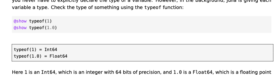 Styling of code blocks in LaTeXWriter · Issue #1933 · JuliaDocs/Documenter.jl · GitHub
