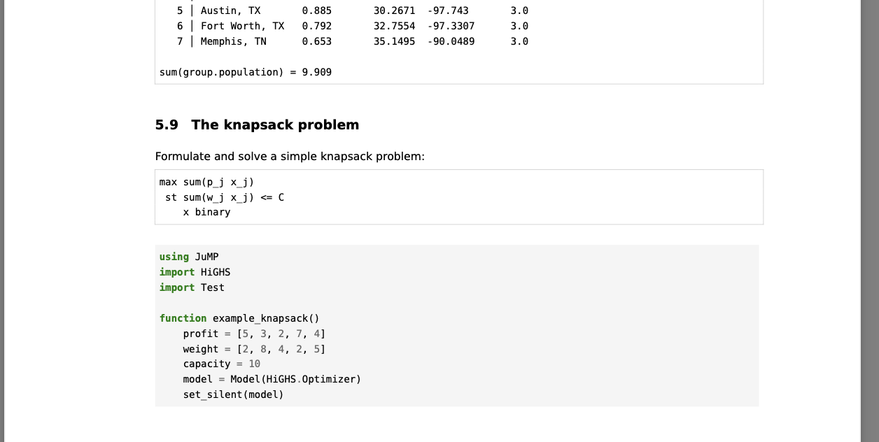 Styling of code blocks in LaTeXWriter · Issue #1933 · JuliaDocs/Documenter.jl · GitHub