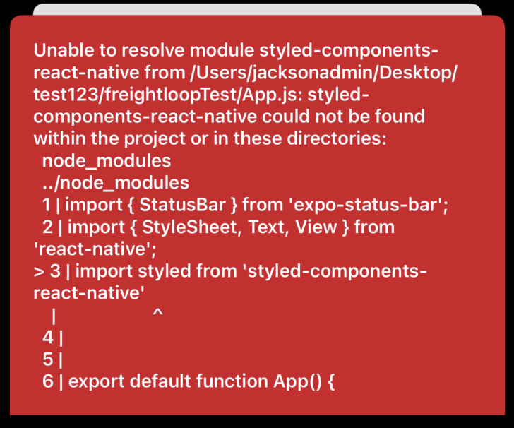 [v4.0.0] Types: Could not find a declaration file for module 'styled-components/native'. · Issue ...