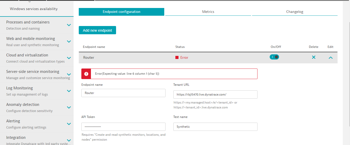 Errorexpecting Value Line 6 Column 1 Char 5 · Issue 35 · Dynatracedynatrace Api · Github