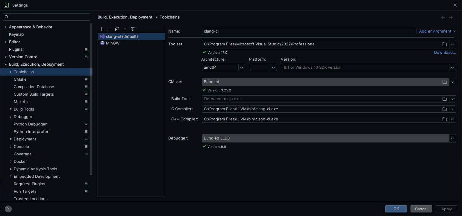 [package] boost/ : error: Cannot configure toolset clang-win: no 'clang-cl.exe' command found or ...