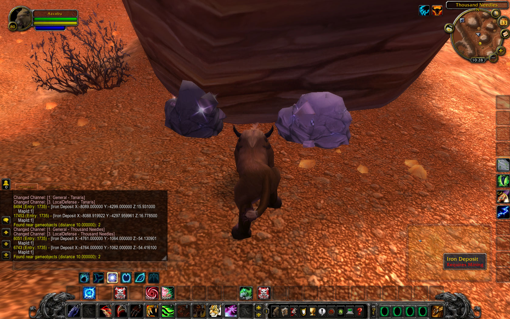 Iron Node Double Spawn in Tanaris · Issue #5274 · azerothcore ...