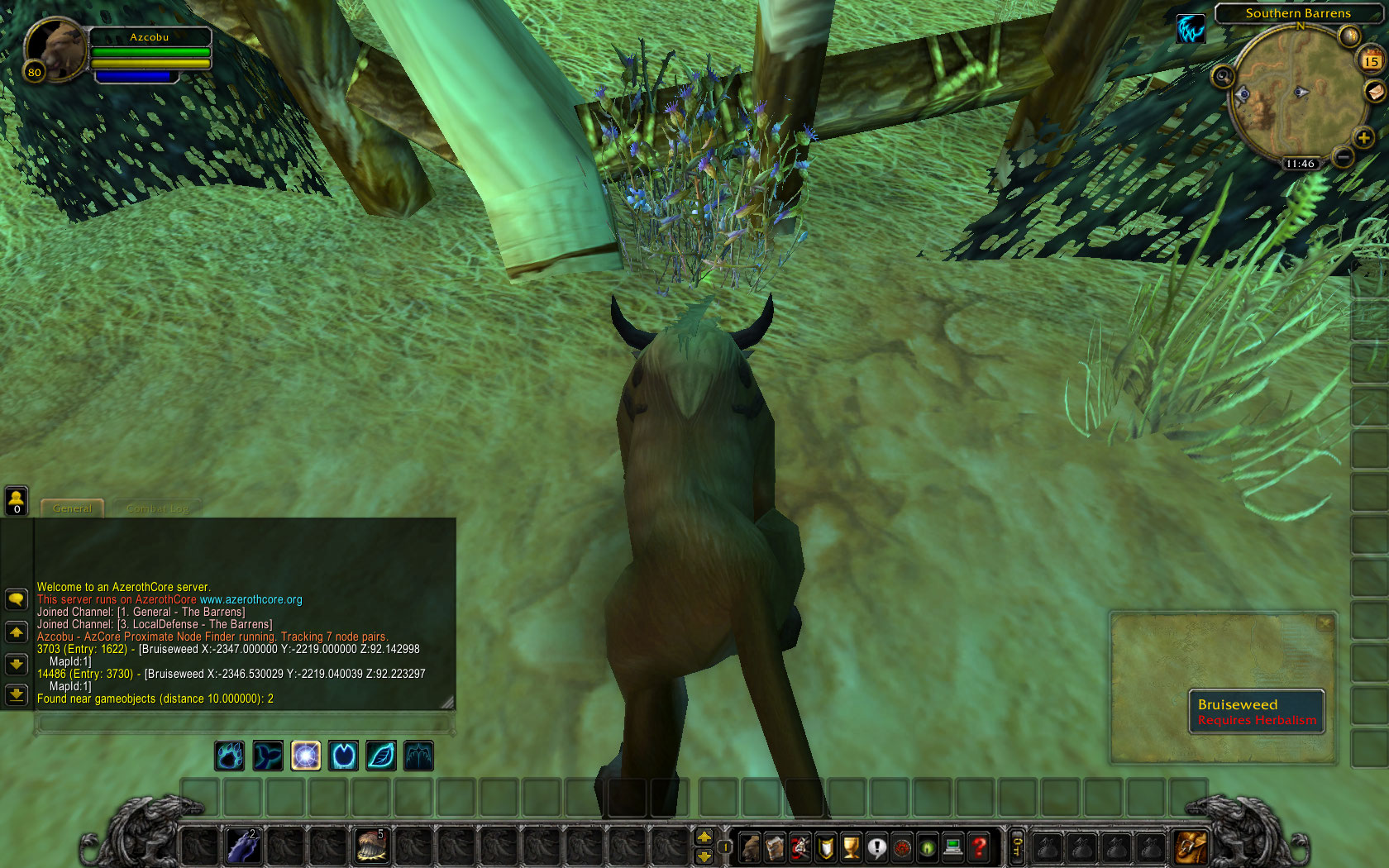 Double Bruiseweed Spawn in Barrens · Issue #5299 · azerothcore ...