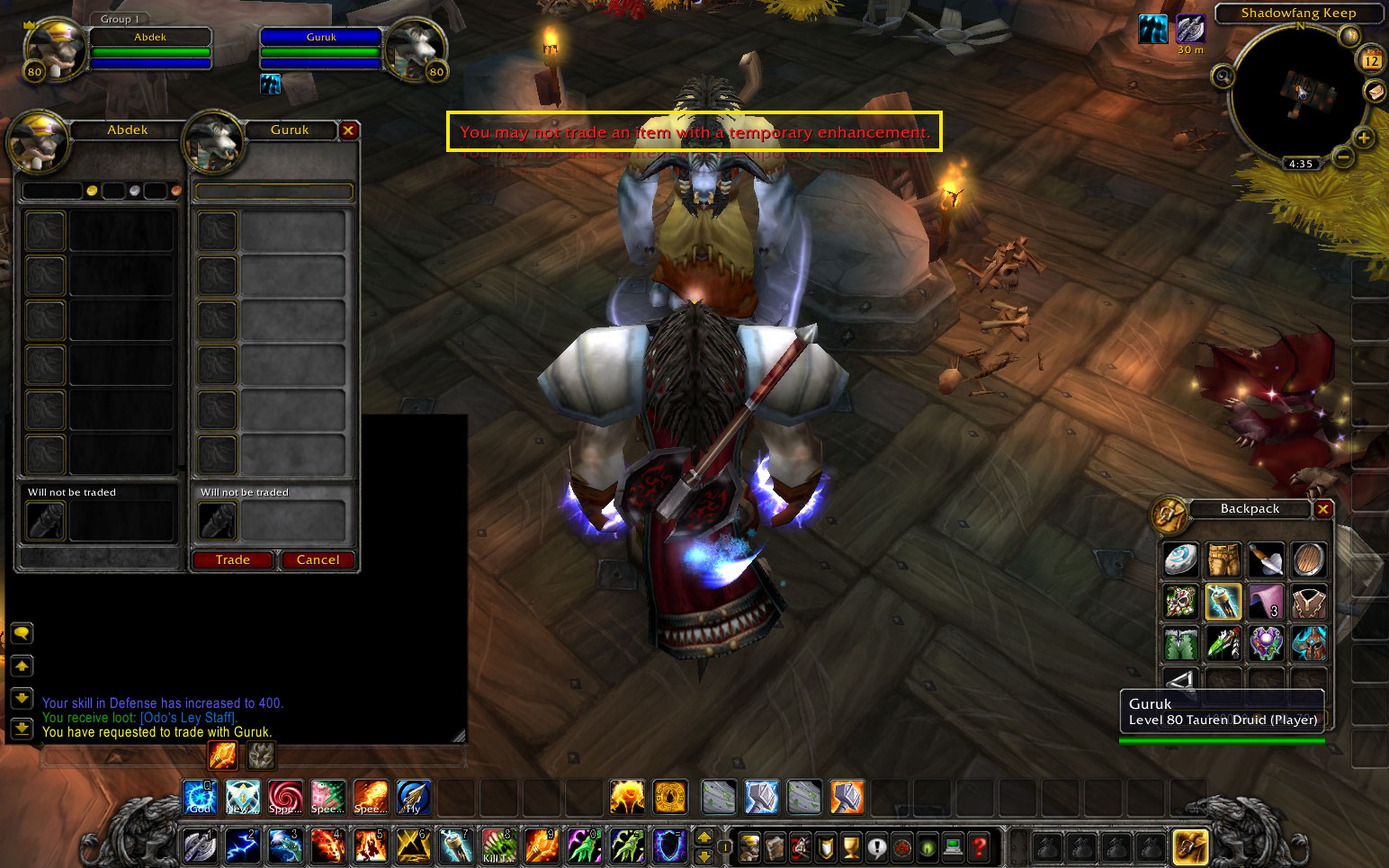 Items Still Showing as Tradeable After Shaman Buffs Applied · Issue ...