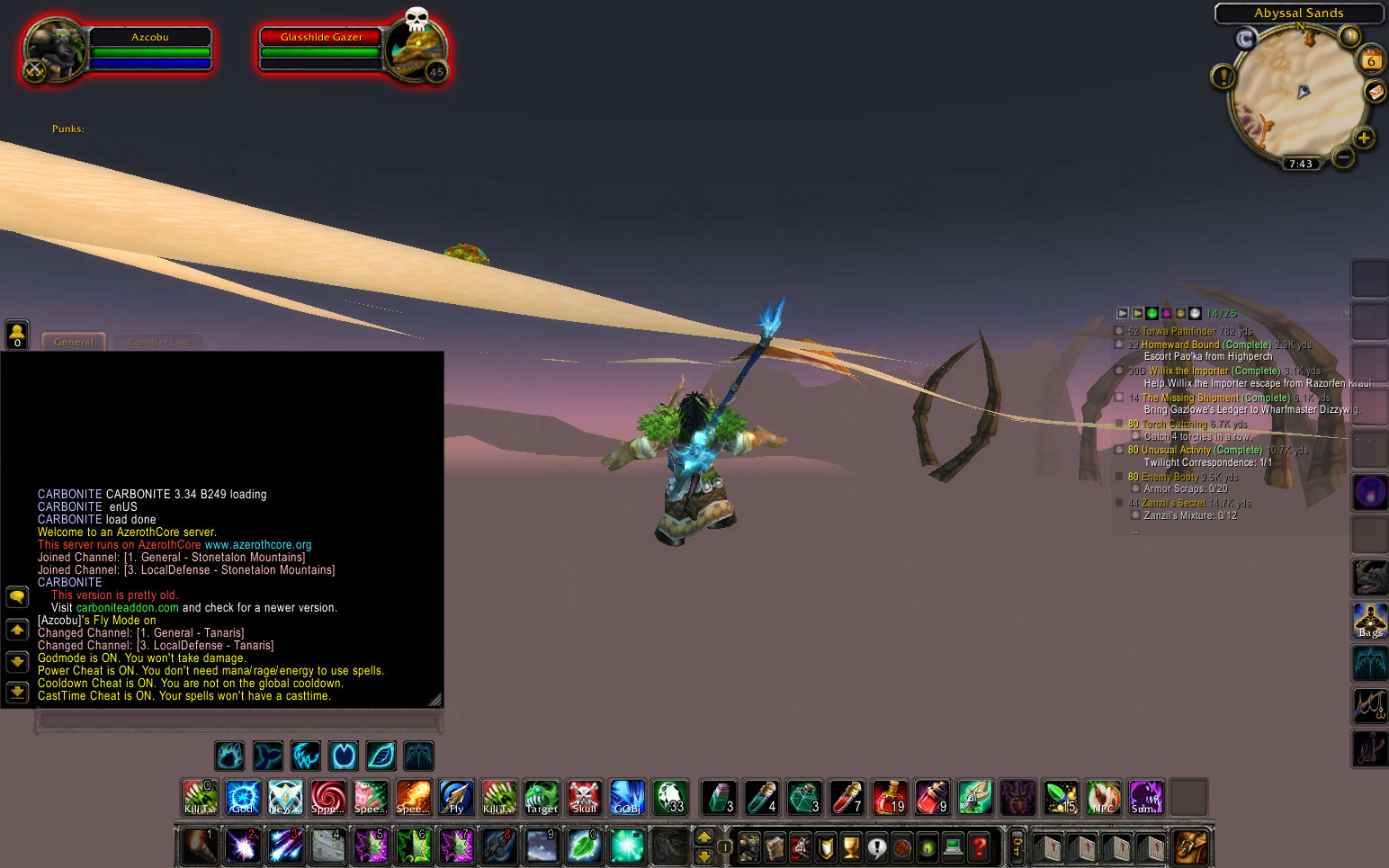 Tanaris - Glasshide Gazer Spawning Underground · Issue #6766 ...