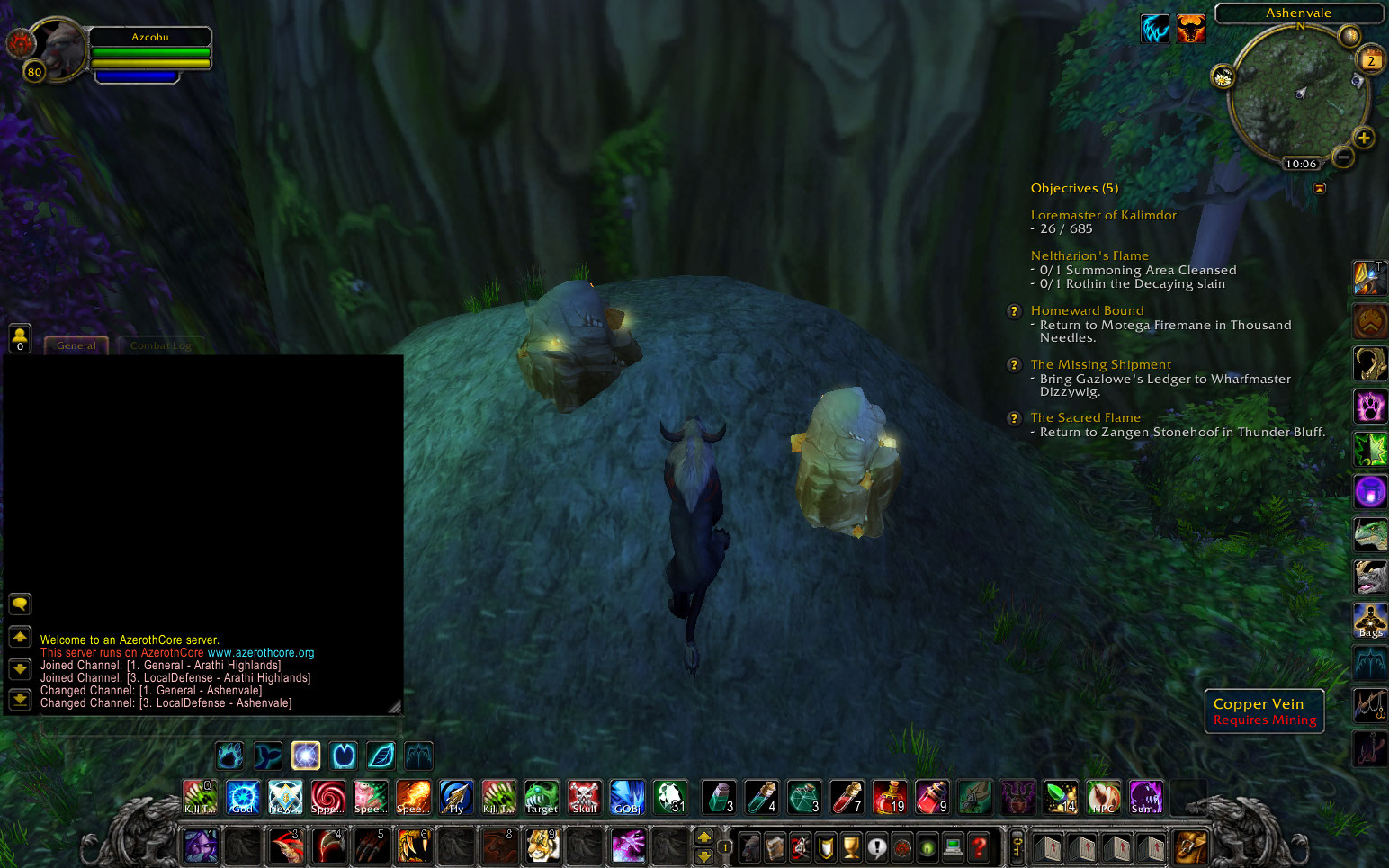 Ashenvale Various Close Ore Nodes · Issue 7206 · Azerothcore Azerothcore Wotlk · Github