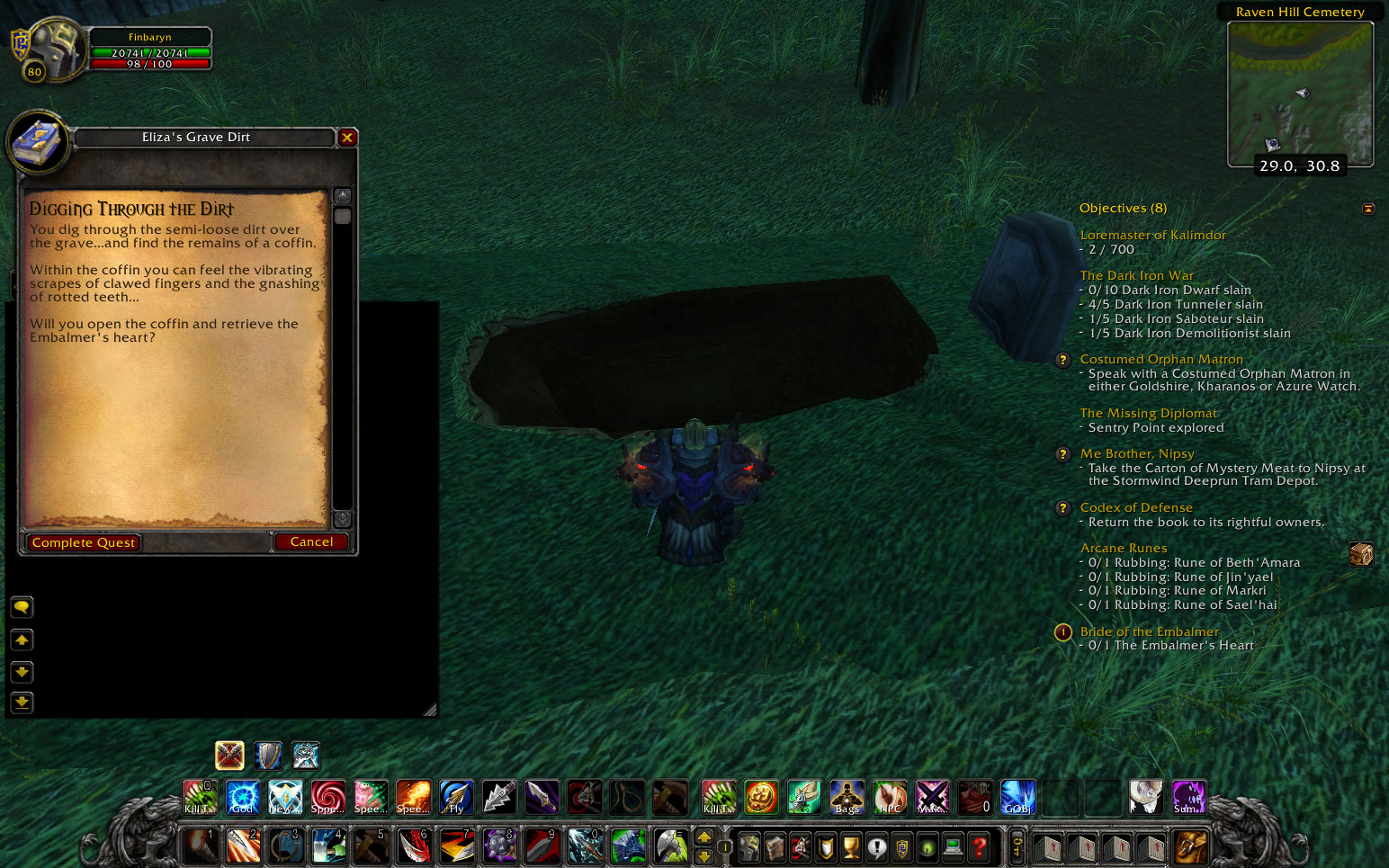 Bride of the Embalmer Quest bugged · Issue #2503 · chromiecraft ...