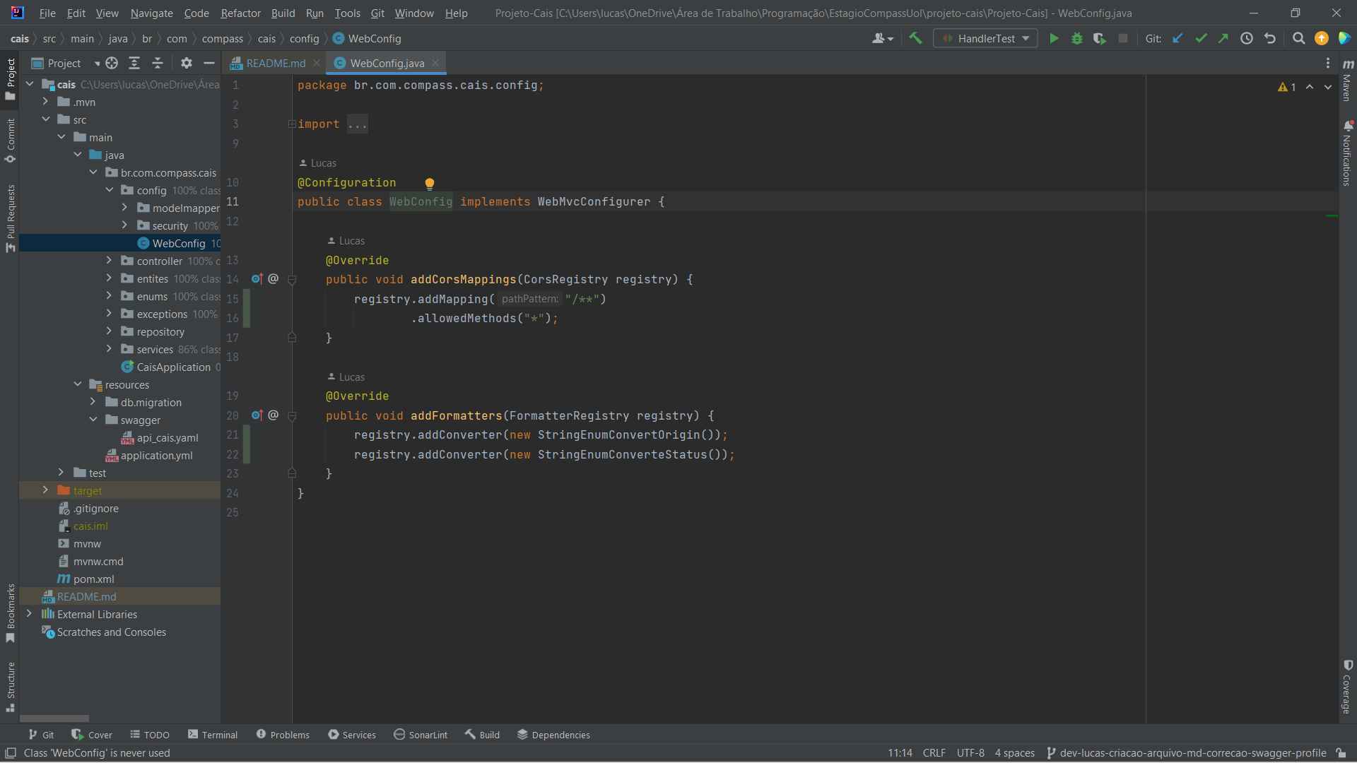 GitHub - vinicius-agu1ar/Projeto-Cais: Projeto de API para gerenciamento de um cais
