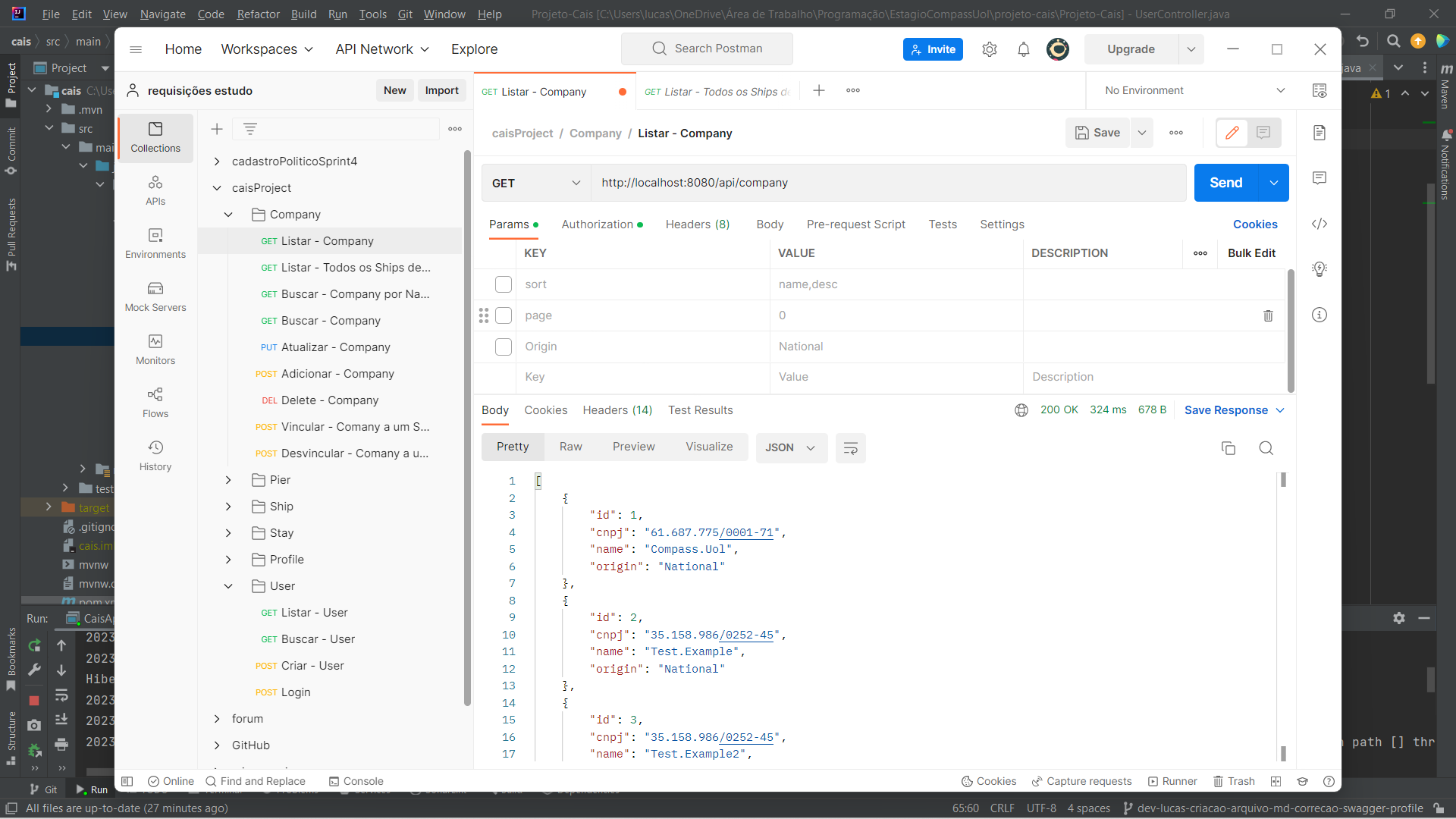 GitHub - vinicius-agu1ar/Projeto-Cais: Projeto de API para gerenciamento de um cais