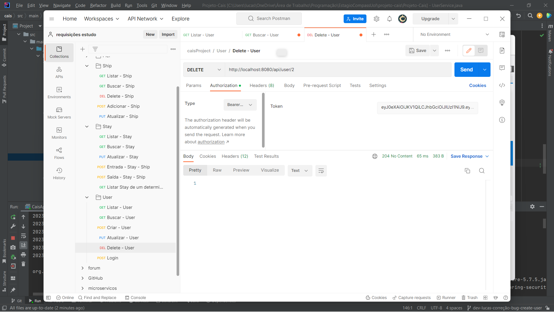 GitHub - vinicius-agu1ar/Projeto-Cais: Projeto de API para gerenciamento de um cais