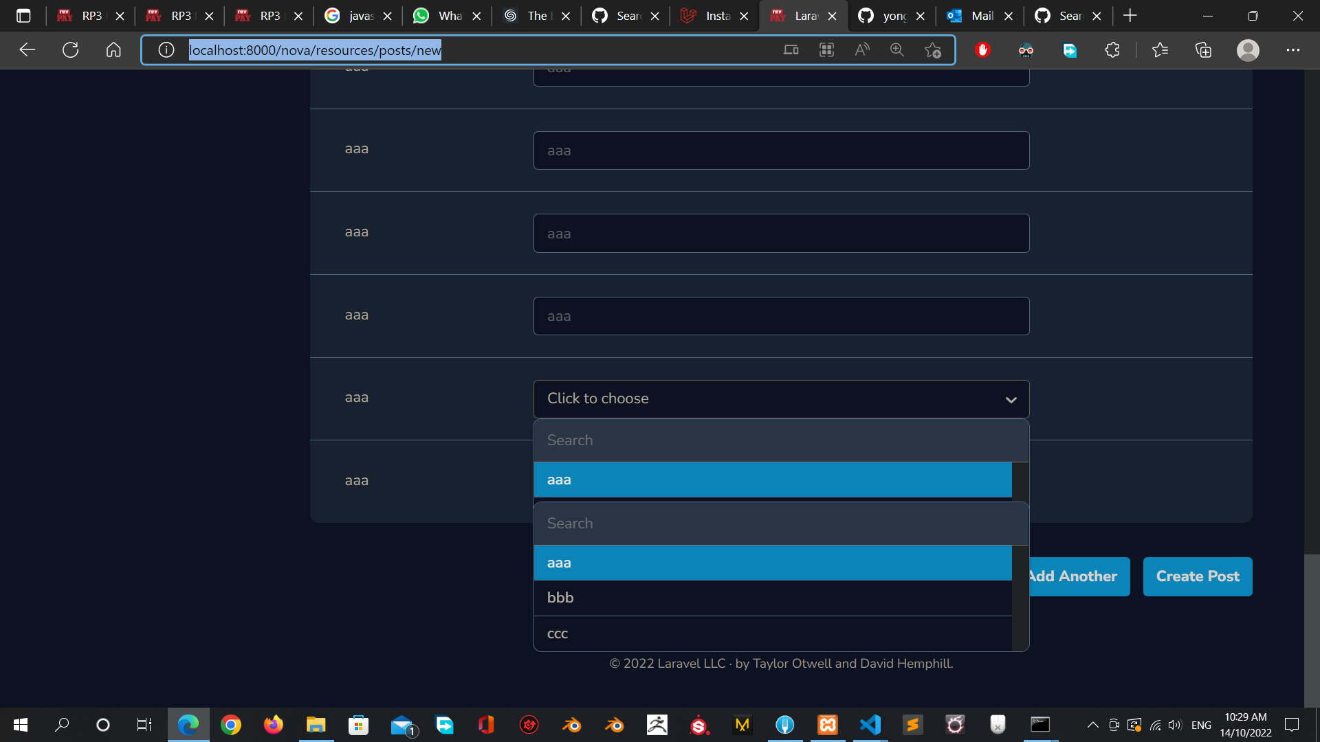 Searchable Selection Box Wont Close If There Is A Lot Of Field Before It · Issue 4917