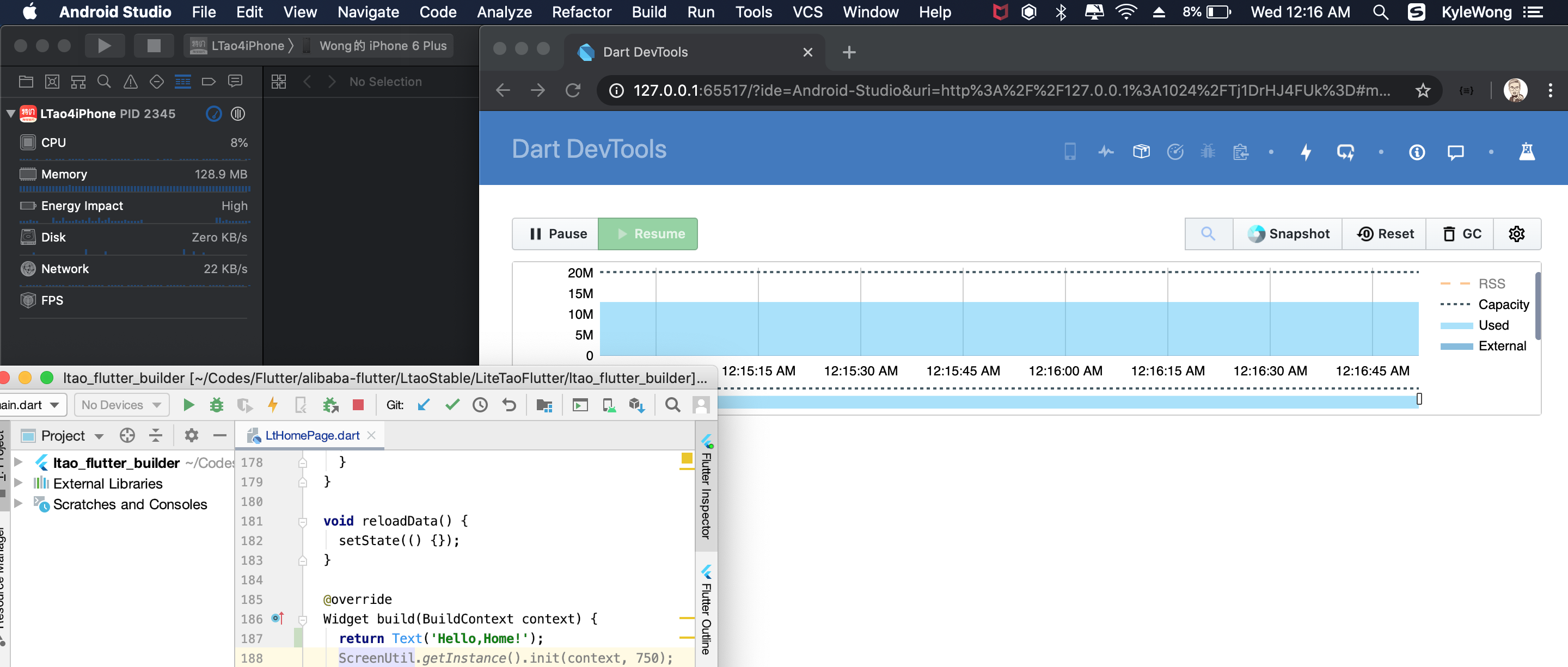 DevTools, Observatory, Xcode/Instruments disagree about total memory usage. · Issue #55934 ...