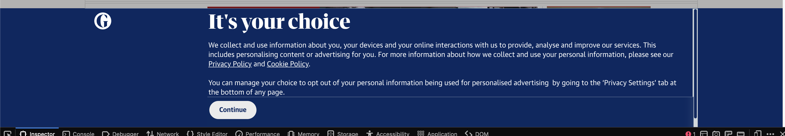 [REQ]: www.theguardian.com - site interaction broken · Issue #472 · OhMyGuus/I-Still-Dont-Care ...