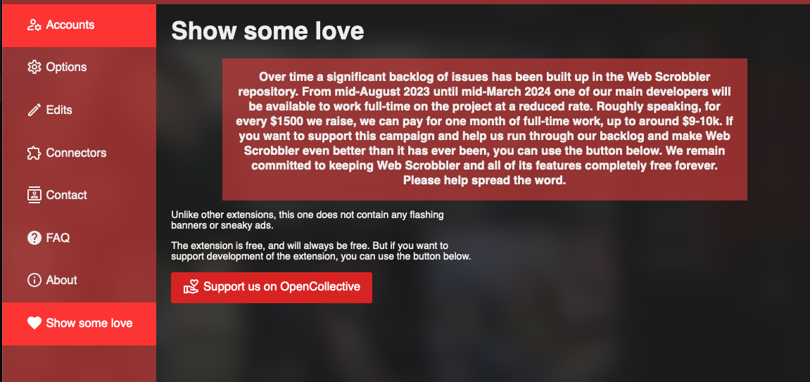 Works on my Opera Browser but not on Firefox · Issue #3976 · web-scrobbler/web-scrobbler · GitHub